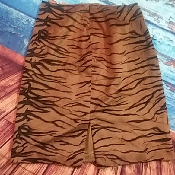 Braemar | Skirts | Braemar Animal Print Skirt 6 | Poshmark